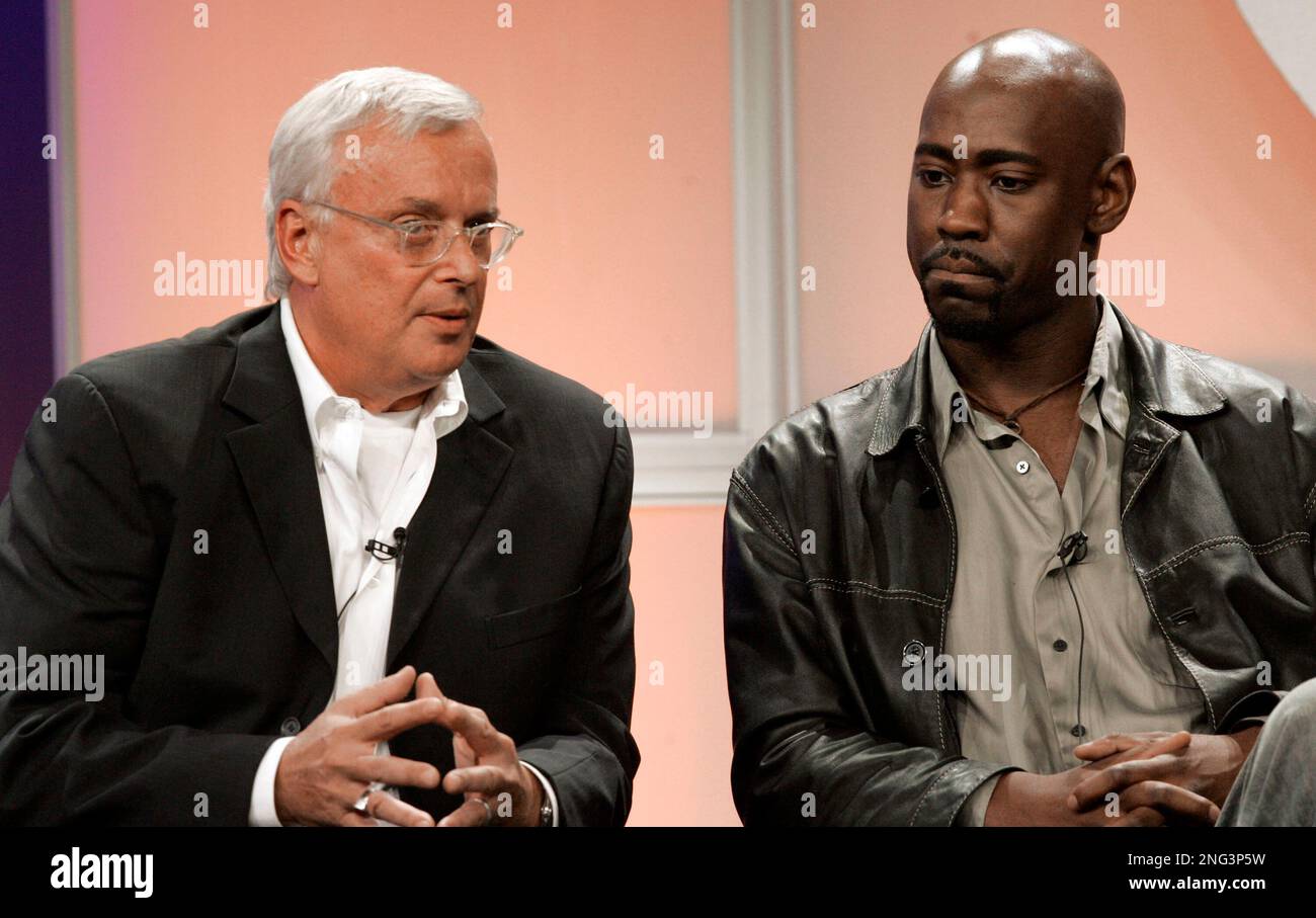Executive producer Bob Lowry, left, and actor D.B. Woodside, from the ...