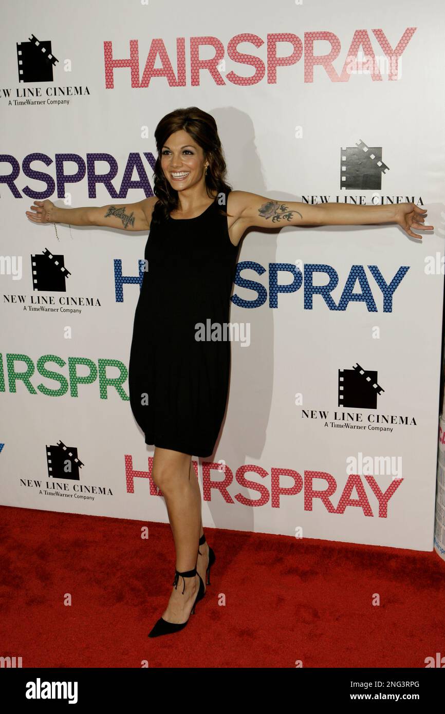 Actress Amy Allen arrives at the New York premiere of "Hairspray" held ...