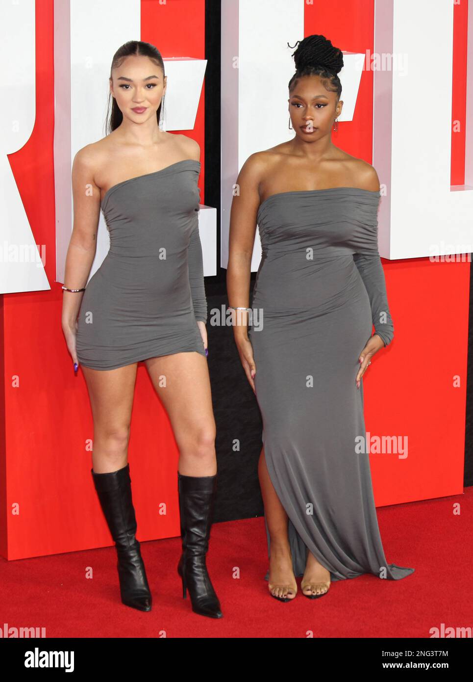 London, UK. Stella Quaresma and Renee Downer at the Creed III European ...