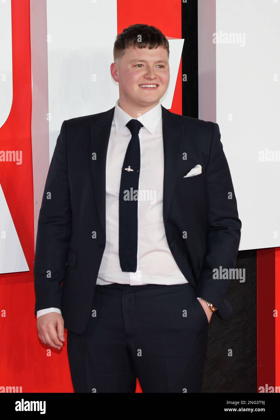 London, UK. Charlie Wernham at the Creed III European premiere ...