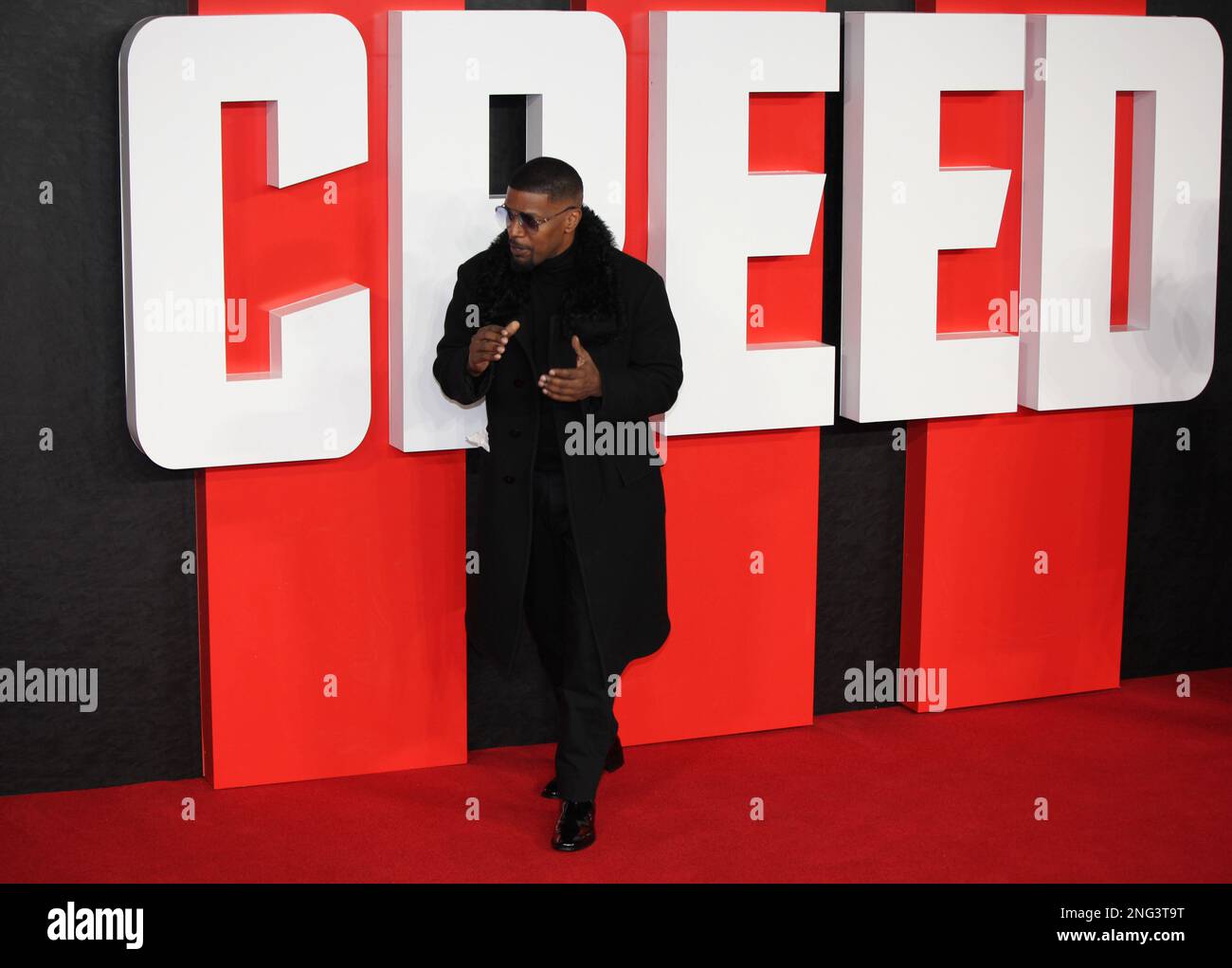 London, UK. Jamie Foxx at the Creed III European premiere. Cineworld ...
