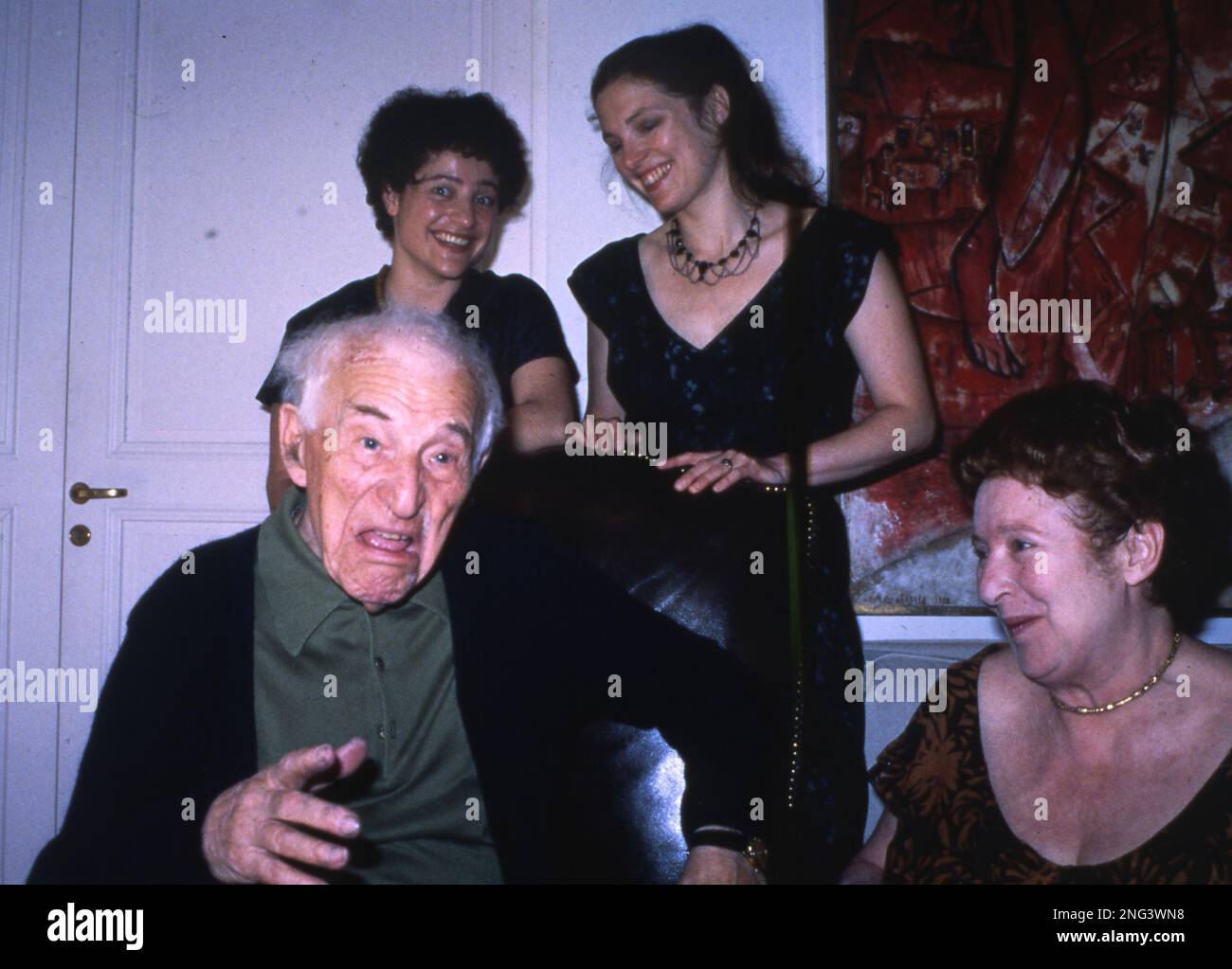 96-year old Russian-born French painter Marc Chagall, 82, is pictured ...