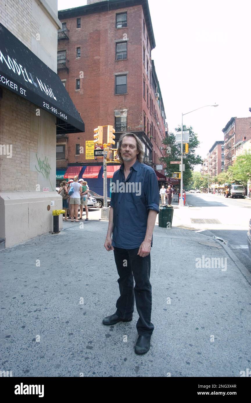Actor and director Steve Buscemi poses in New York on July 9, 2007. In ...