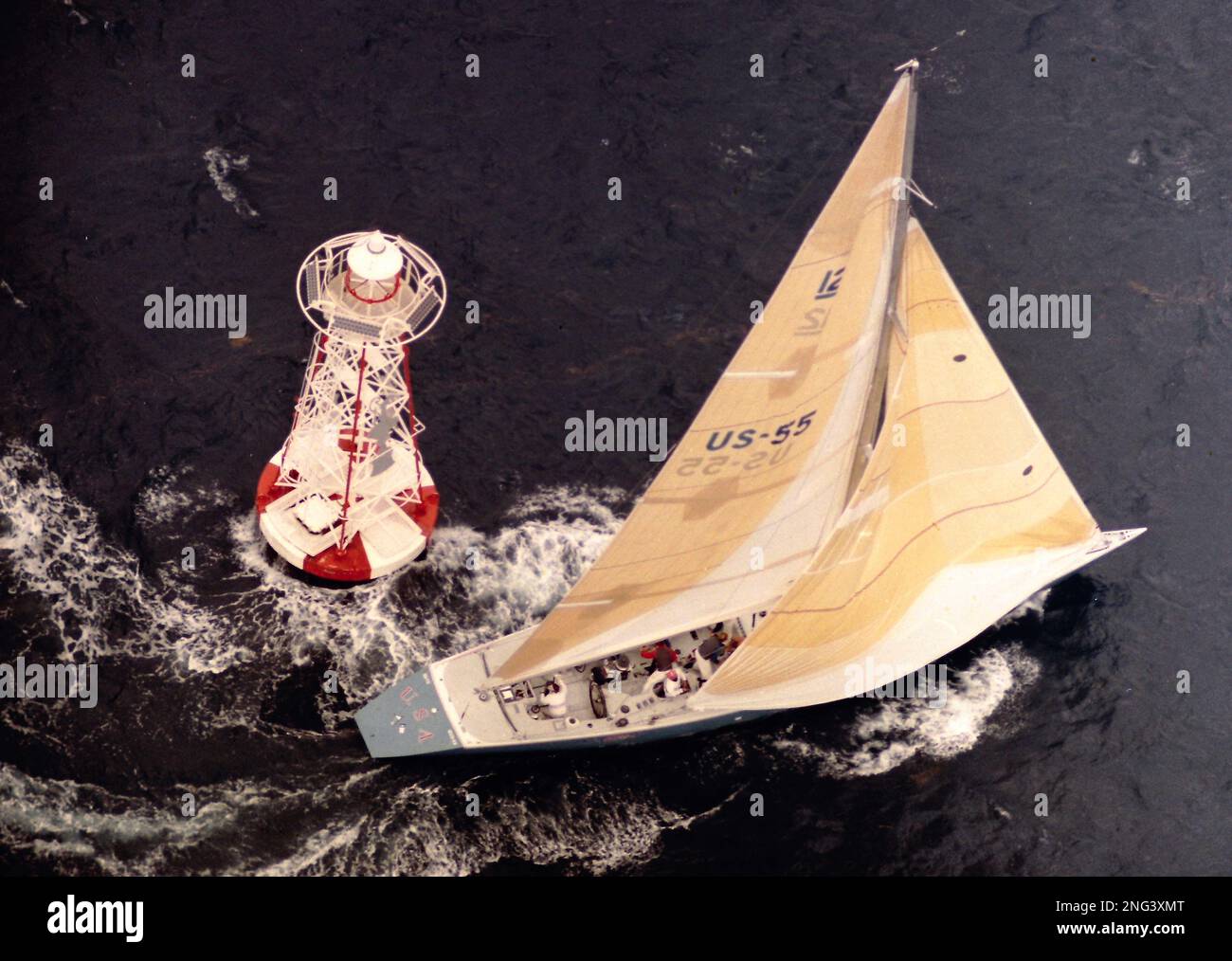 AJAXNETPHOTO. FEBRUARY 1987. FREMANTLE, AUSTRALIA - AMERICA'S CUP ...