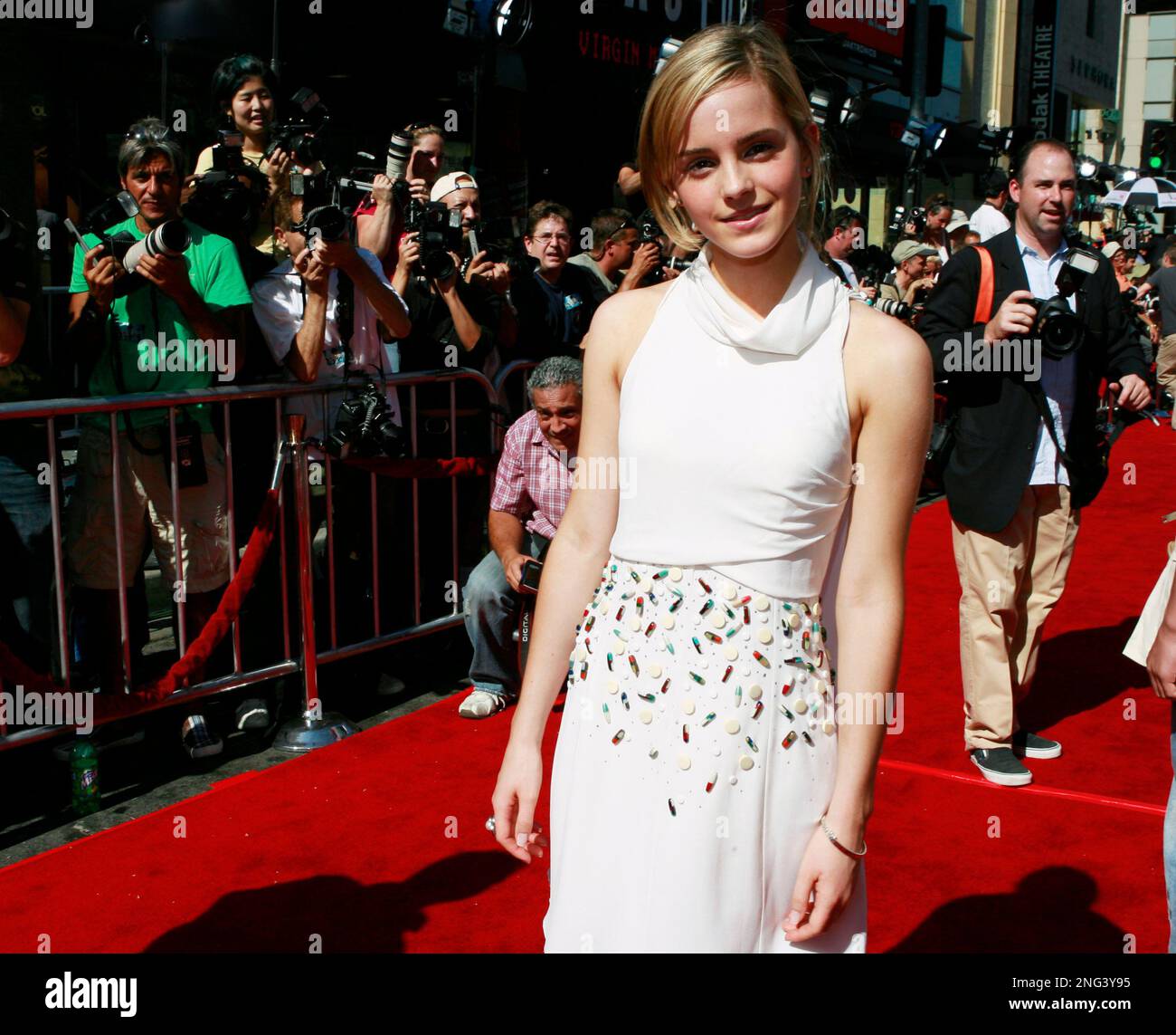 Emma Watson arrives at the premiere of "Harry Potter and The Order of ...