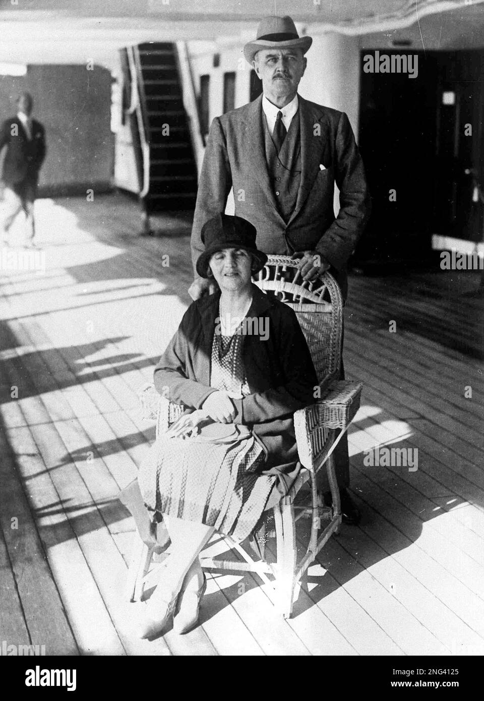 Field Marshal Viscount Edmund Allenby and his wife Viscountess Mabel ...