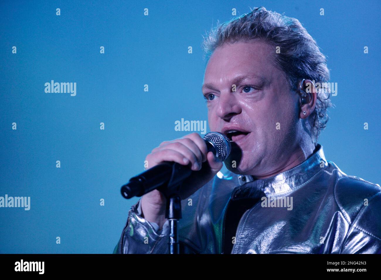 Andy Bell, of the band Erasure, performs during the True Colors Tour ...