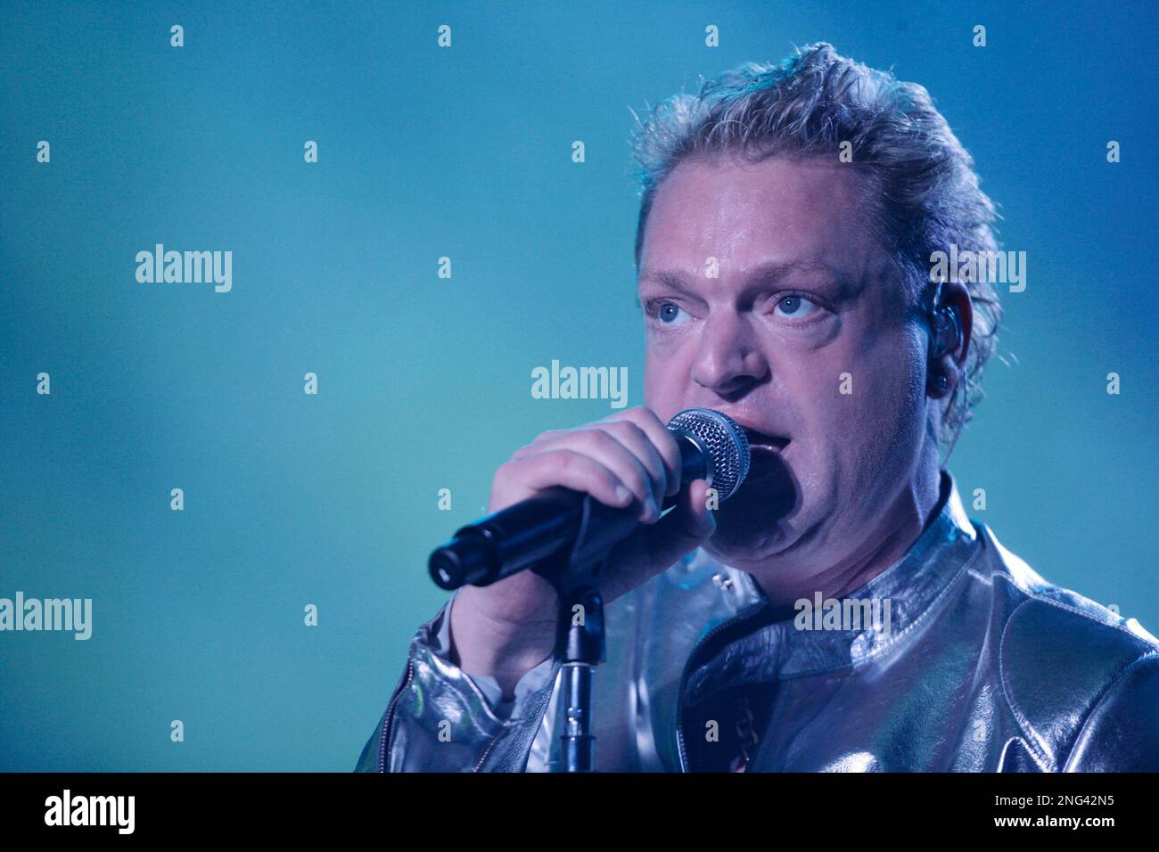Andy Bell, of the band Erasure, performs during the True Colors Tour ...