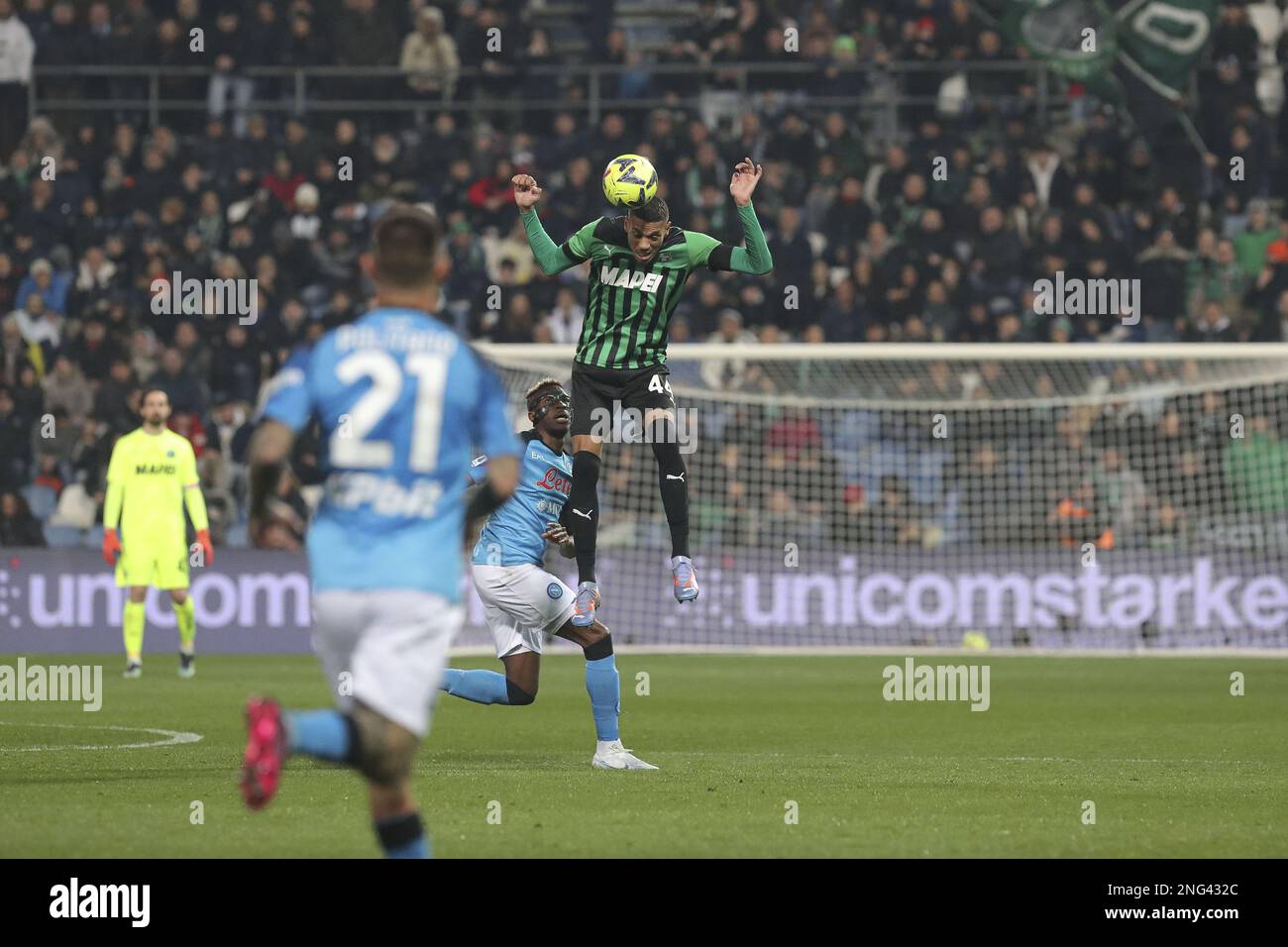 Reggio Emilia, Italy. 17th Feb, 2023. Ruan Tressoldi (Sassuolo) in ...