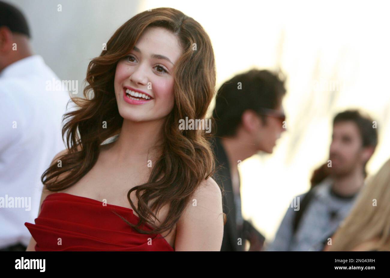 Emmy Rossum arrives at the Los Angeles Film Festival Spirit of ...