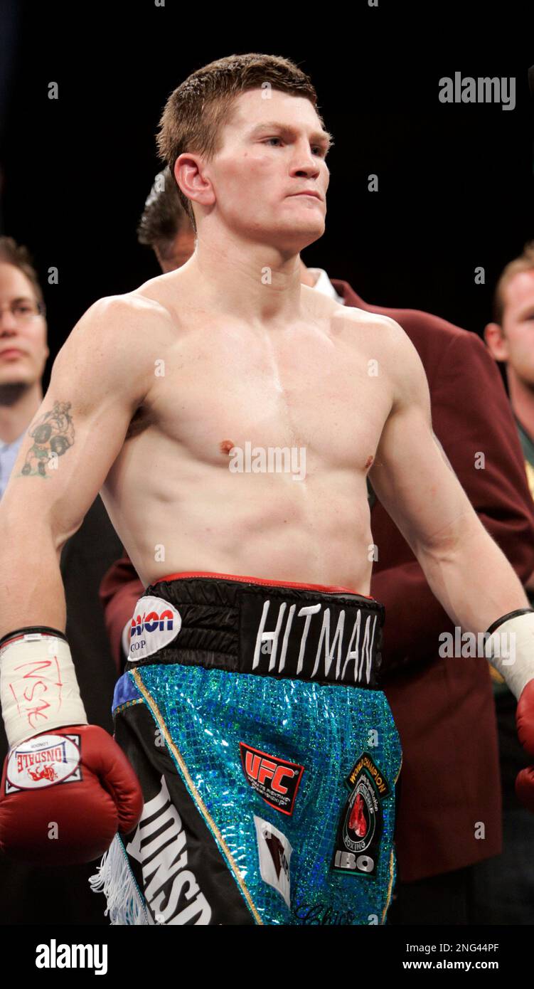 Ricky Hatton of Manchester, England, before his fight with Jose Luis ...