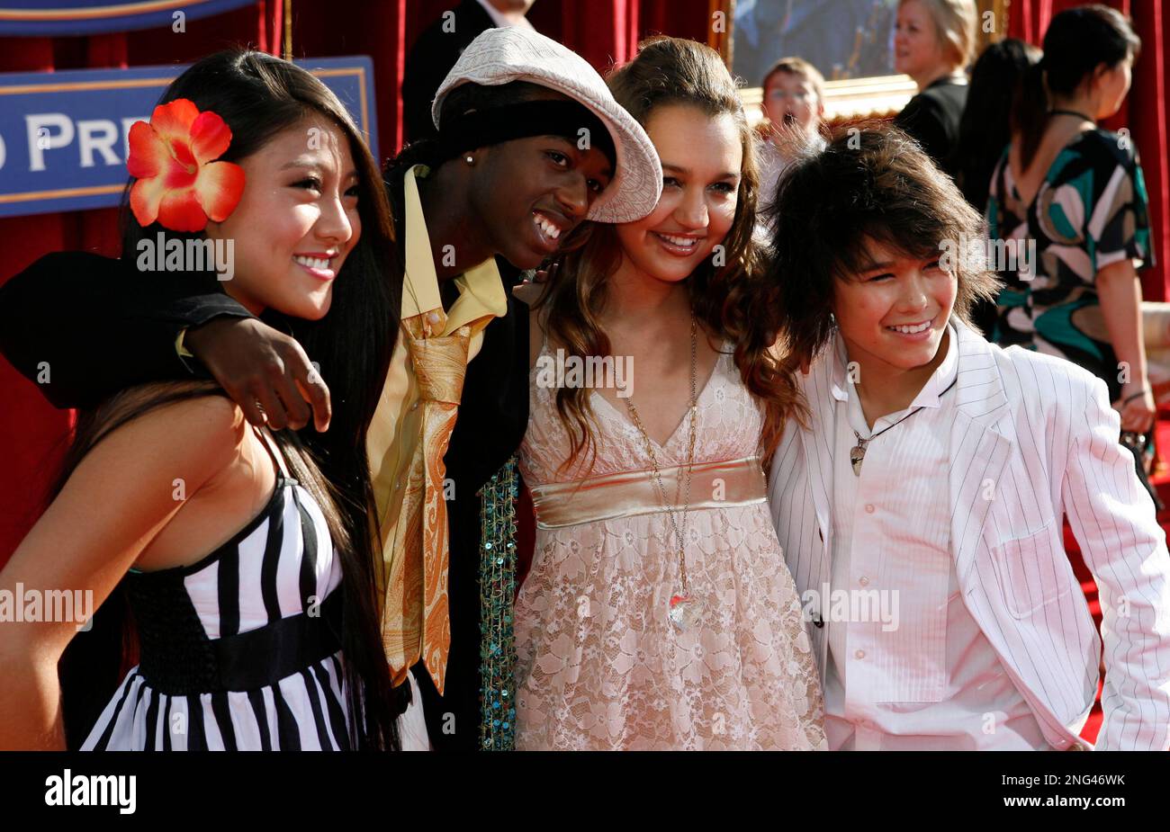 Musical group T-Squad arrives at the premiere of "Ratatouille" Friday ...