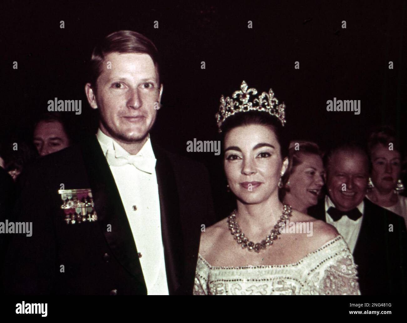 Queen Margaritta with her husband King Simeon II, deposed King of ...