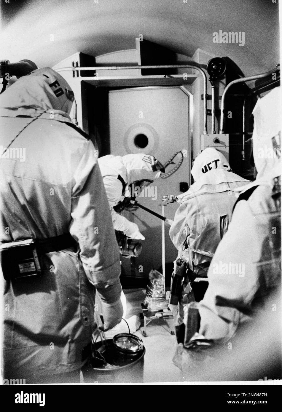 Three Mile Island engineers William Behrle, Michael Benson, Sam ...