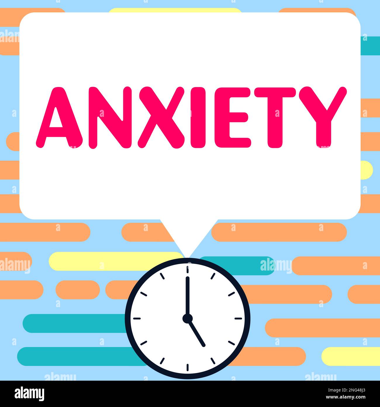 Text sign showing Anxiety. Word for Excessive uneasiness and ...