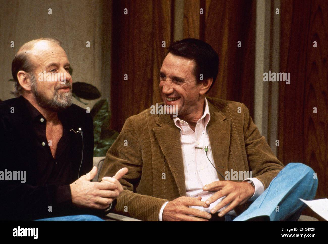 Choreographer Bob Fosse, left, and actor Roy Scheider are seen during ...