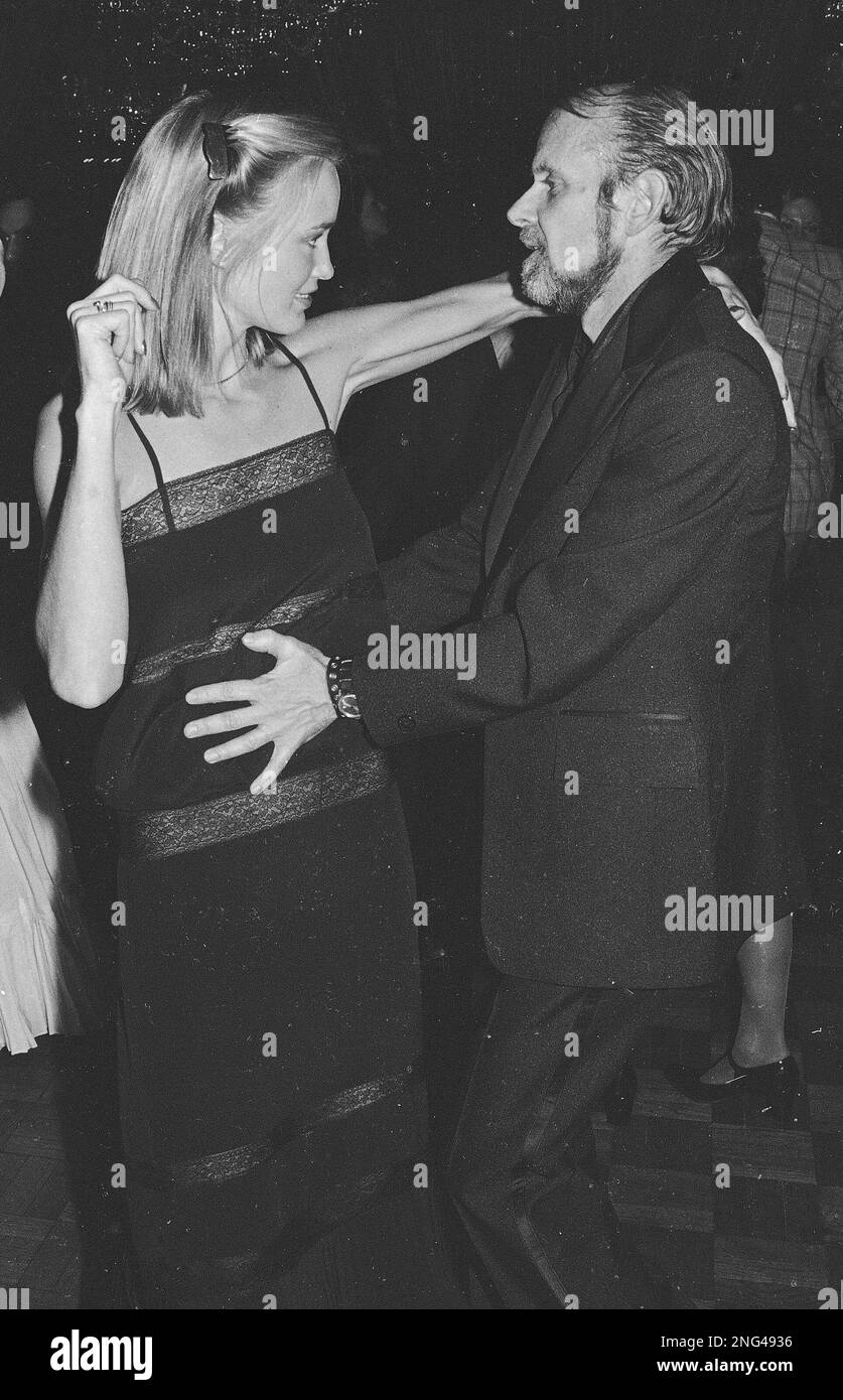 Choreographer Bob Fosse dances with his companion Jessica Lange at the ...