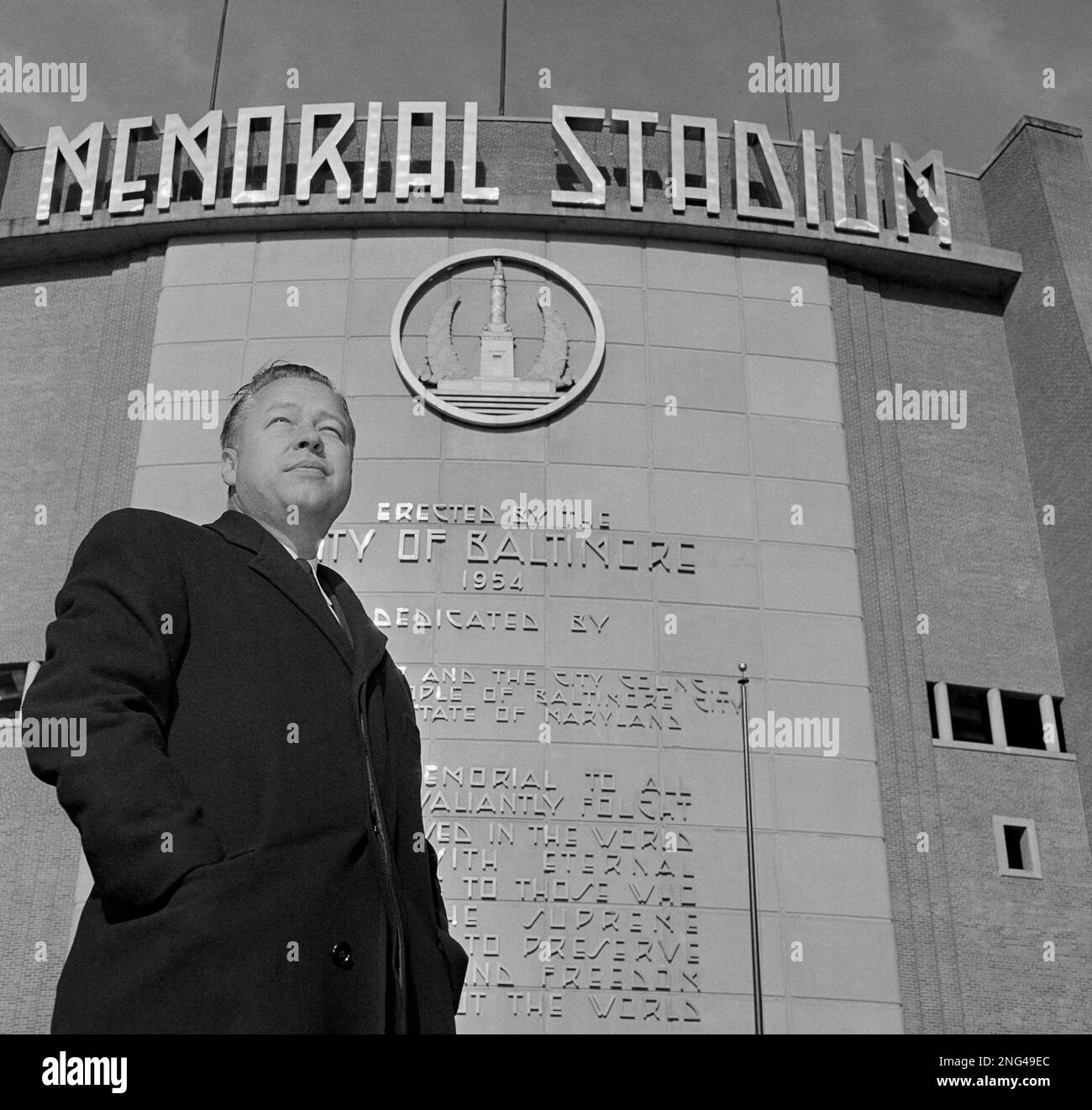 Lee MacPhail, new president of the Baltimore Orioles, is photographed ...