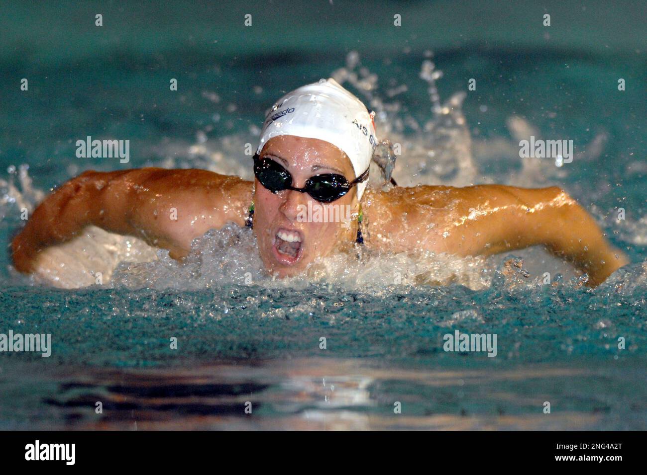 Felicity Galvez of Australia swims on her way to winning the Women's ...
