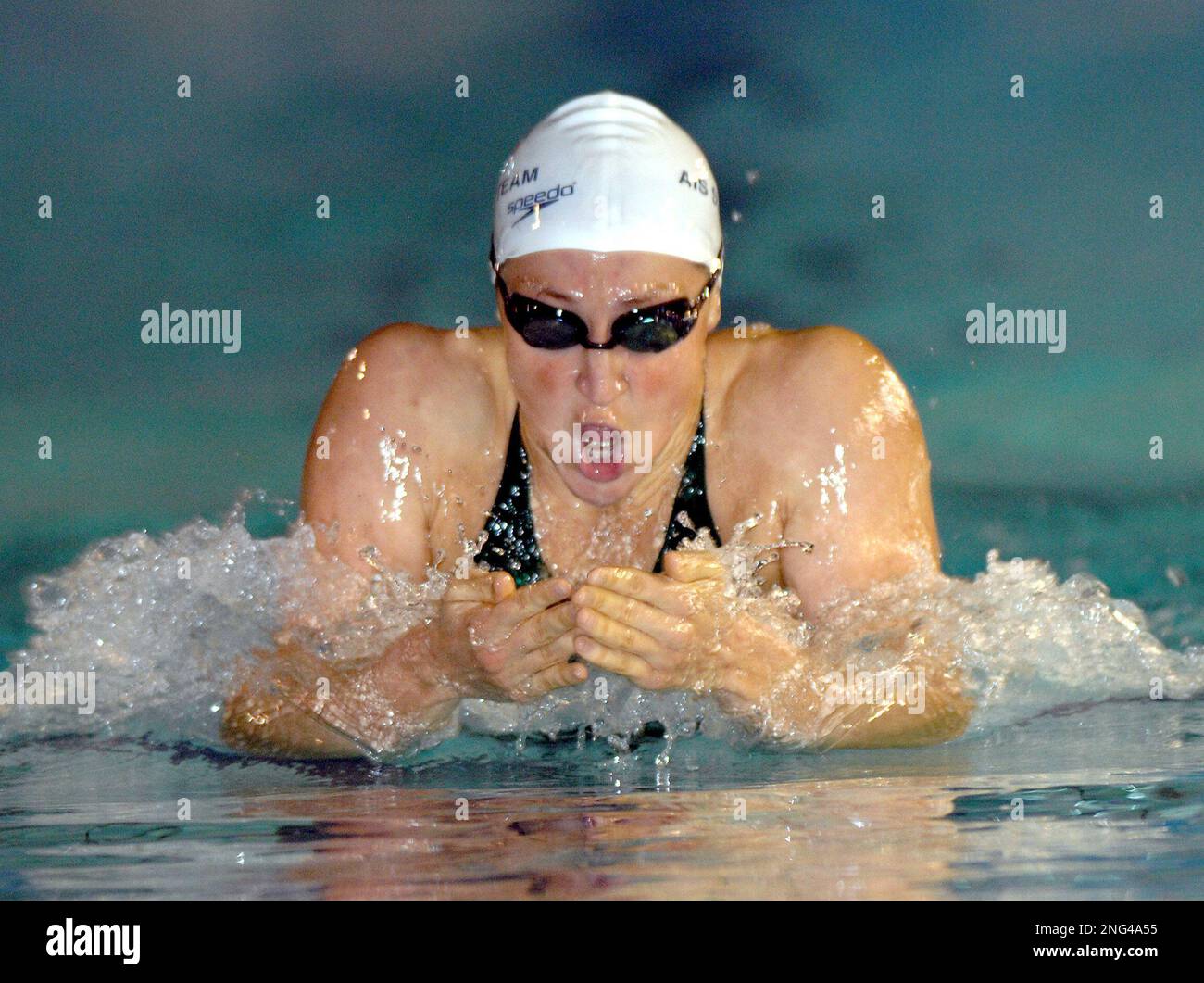 Sally Foster of Australia swims on her way to winning the Women's 200 ...