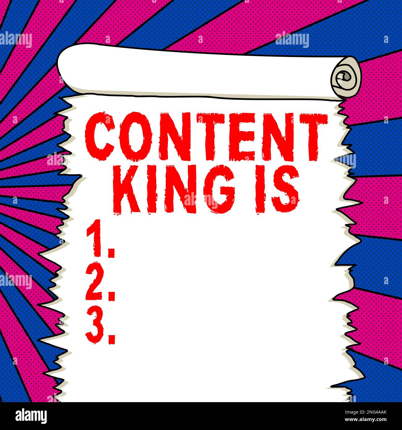 Inspiration showing sign Content Is King. Business idea Content is the ...