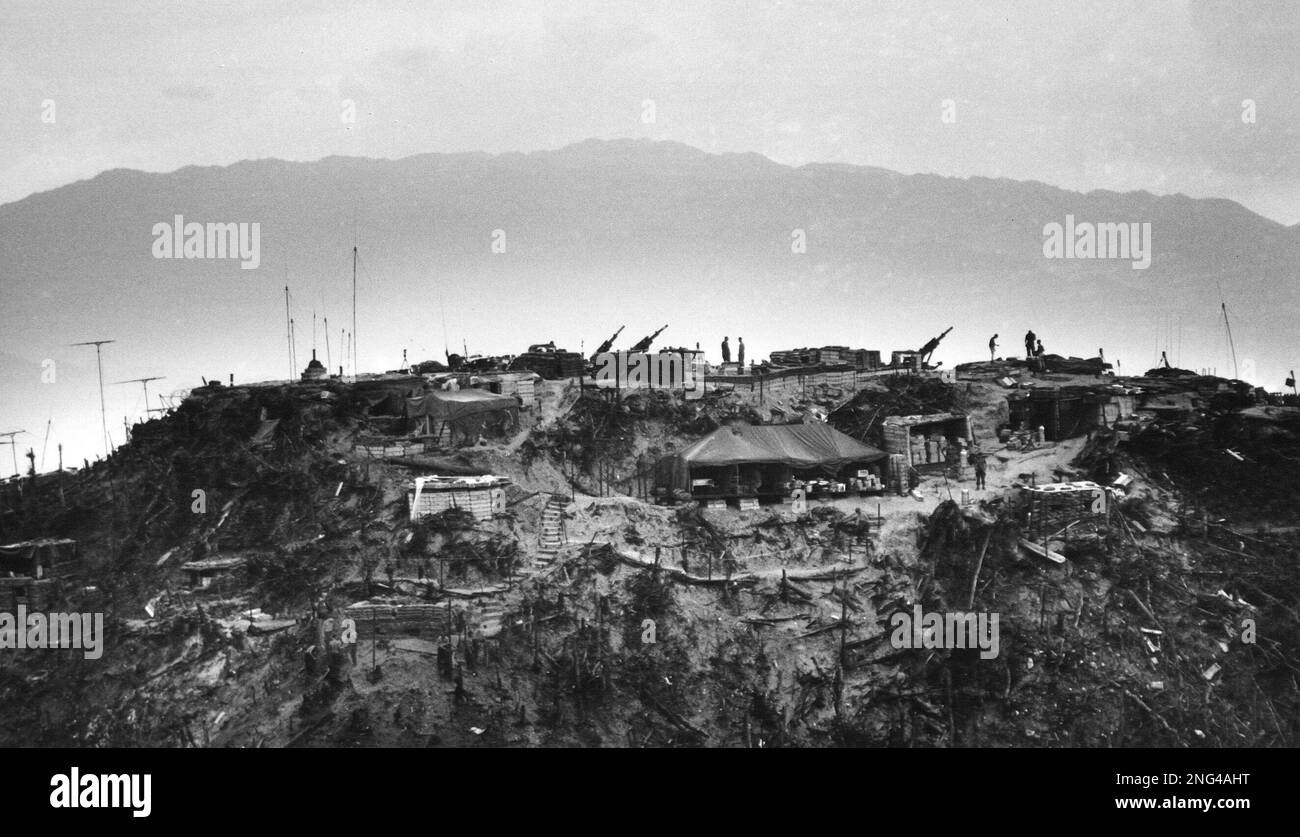 Firebase Berchtesgaden on the eastern edge of the A Shau valley ...
