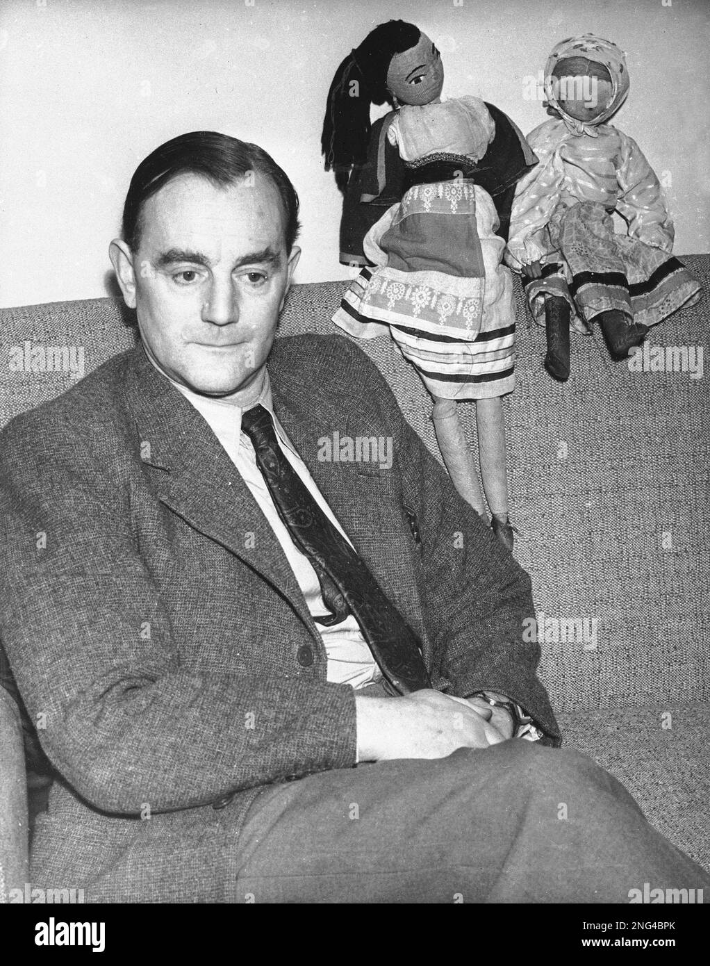 Prof. Cecil F. Powell, Nobel winner and head of the Physics Dept. at ...