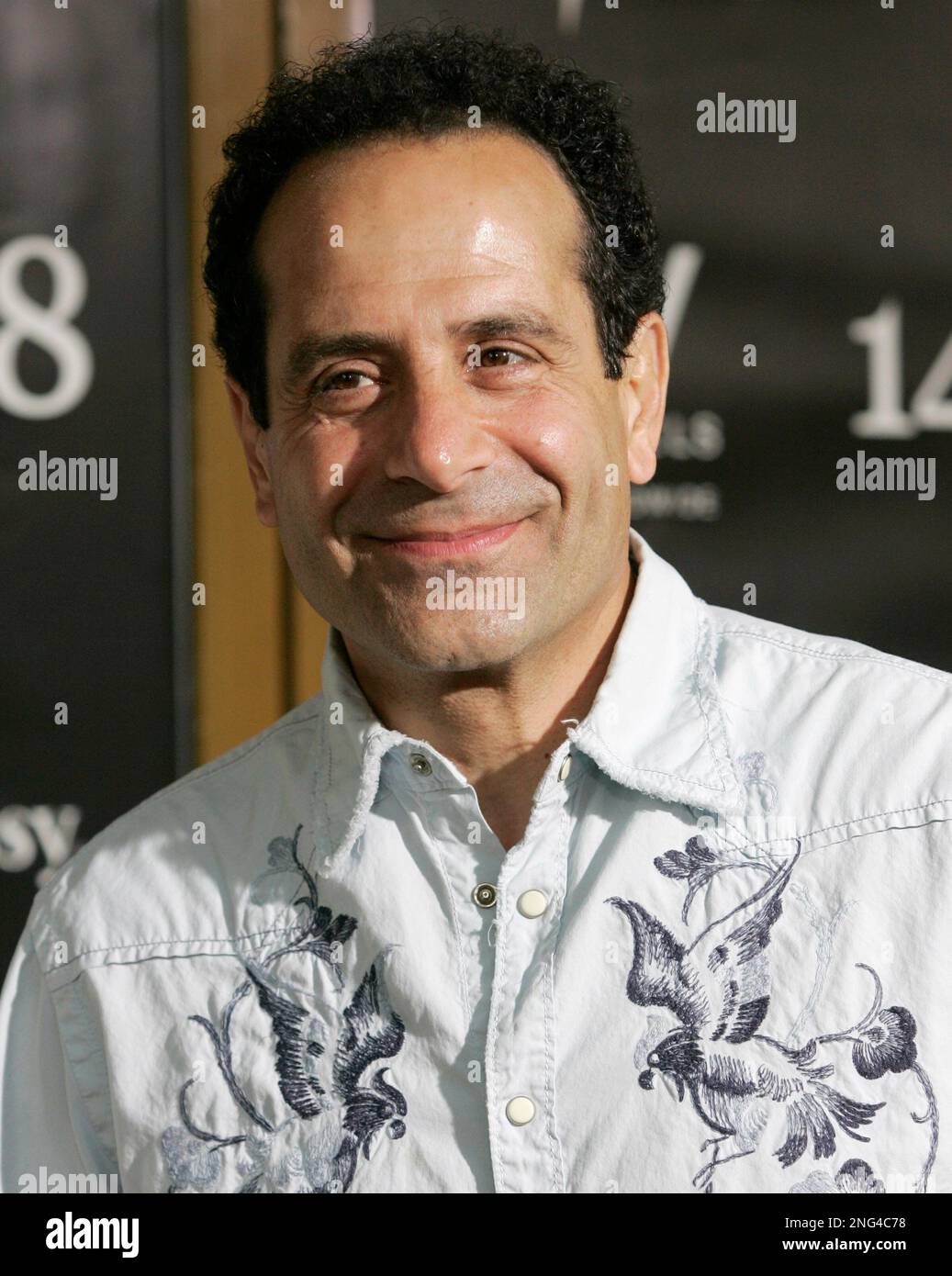 Actor Tony Shalhoub poses on the press line at the world premiere of ...
