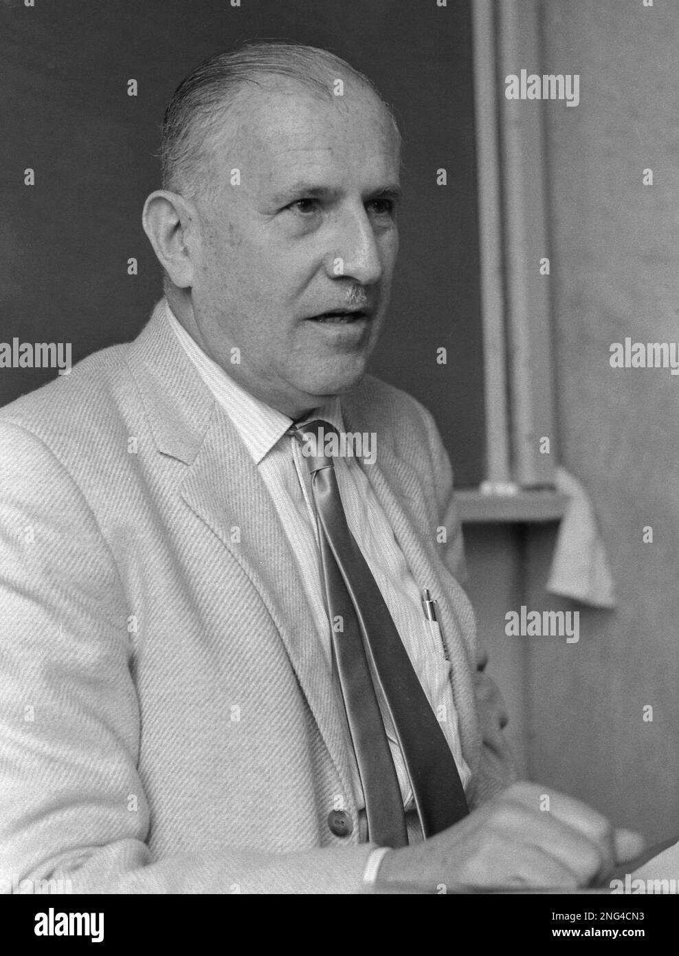 Portrait of former U.S. deputy chief prosecutor of the Nuremberg Trials ...