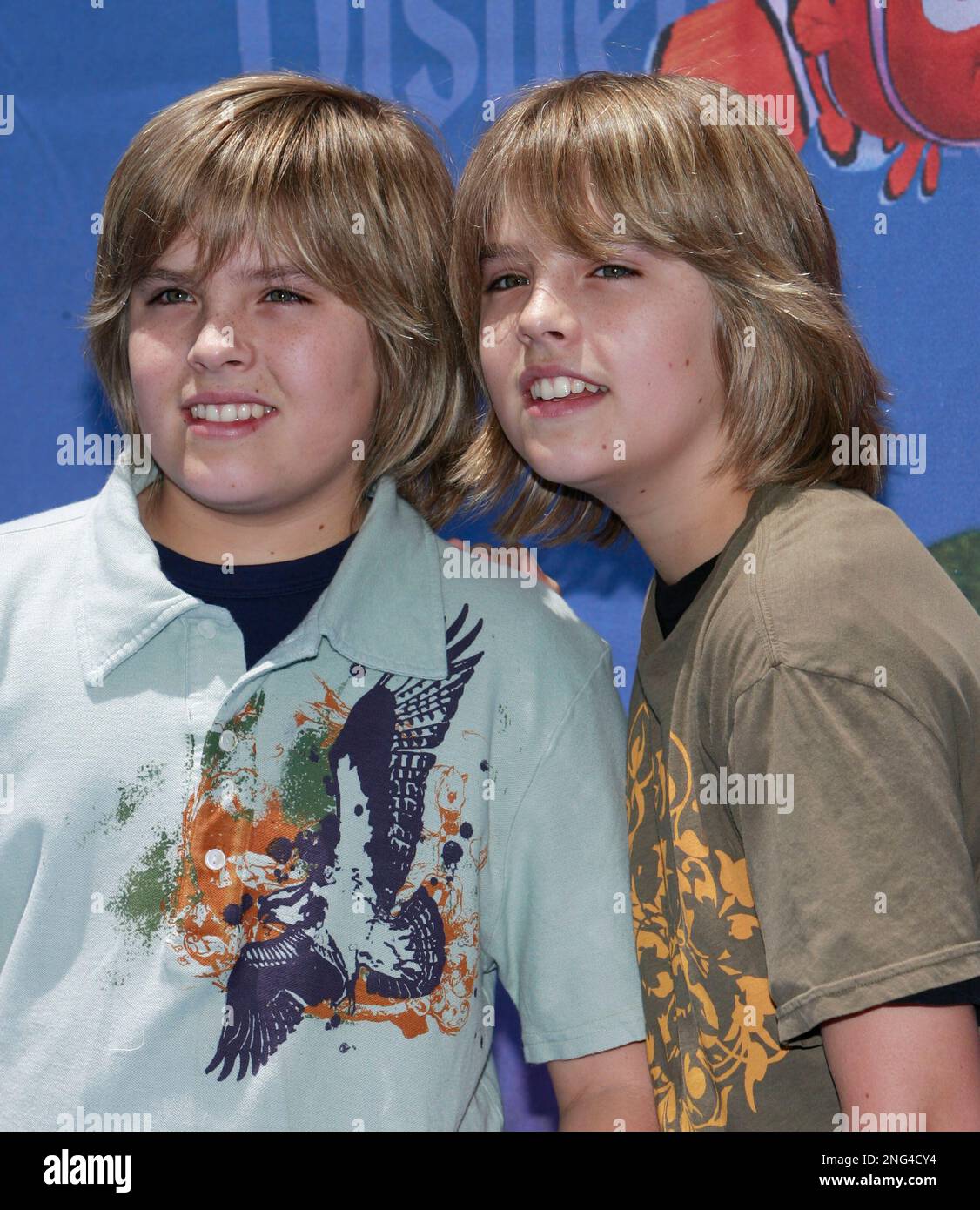 Dylan Sprouse and Cole Sprouse arrive at the Finding Nemo Submarine ...