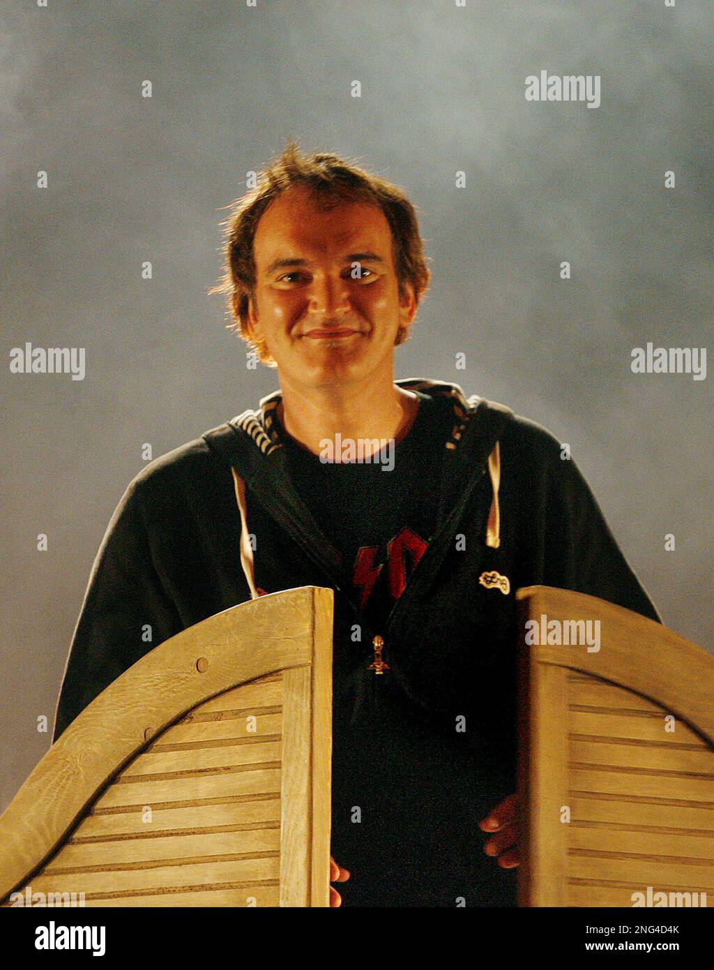 U.S. film director and actor Quentin Tarantino arrives at a press ...