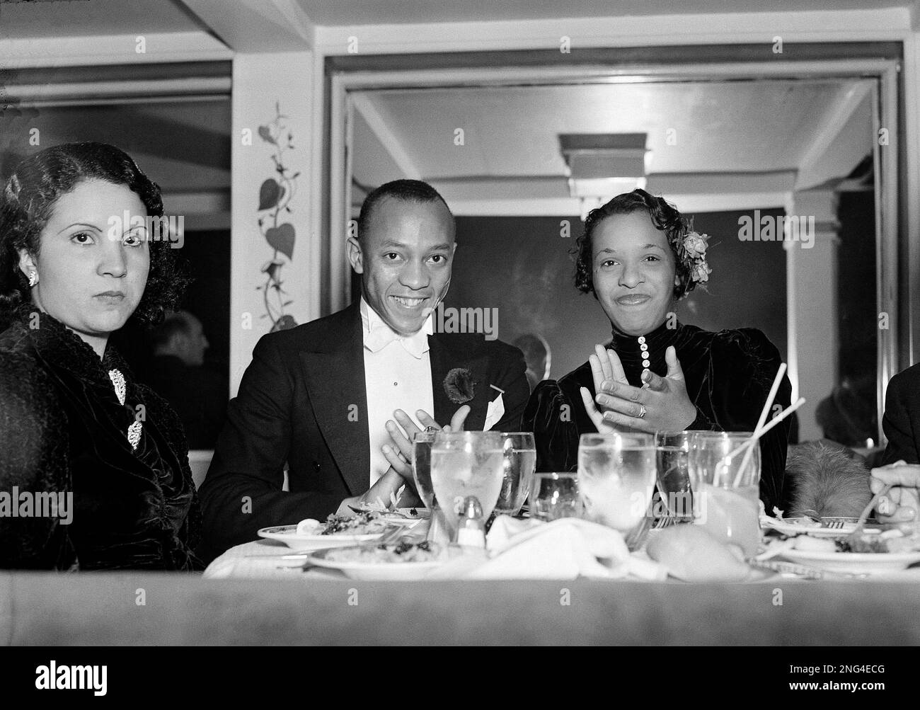 Jesse Owens, the Buckeye Bullet ,and Mrs. Ruth Owens were on hand for ...