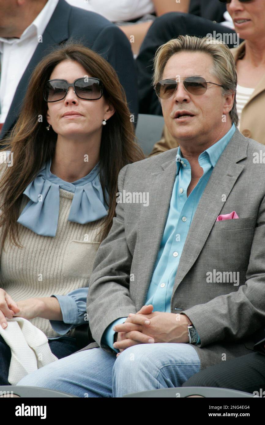 Don Johnson and his wife Kelly Phleger follow Switzerland's Roger ...