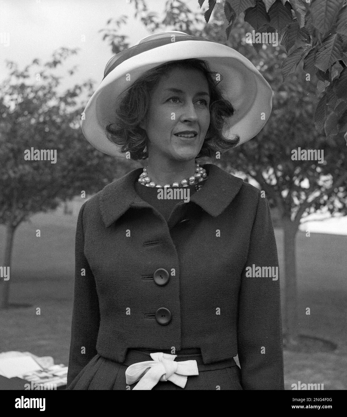 Evangeline Bruce, philanthropist and patron of the arts, and wife of ...