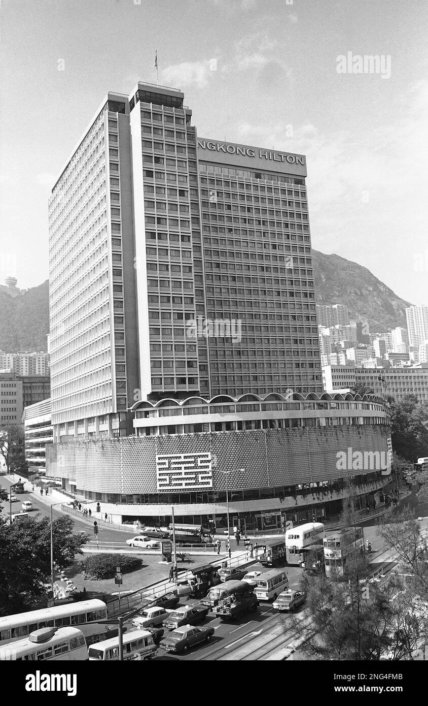 The Hilton Hotel in Hong Kong is shown in a March of 1976 photo. (AP ...