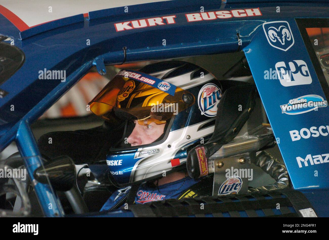 Kurt Busch is shown during practice for Sunday's Coca-Cola 600 NASCAR ...