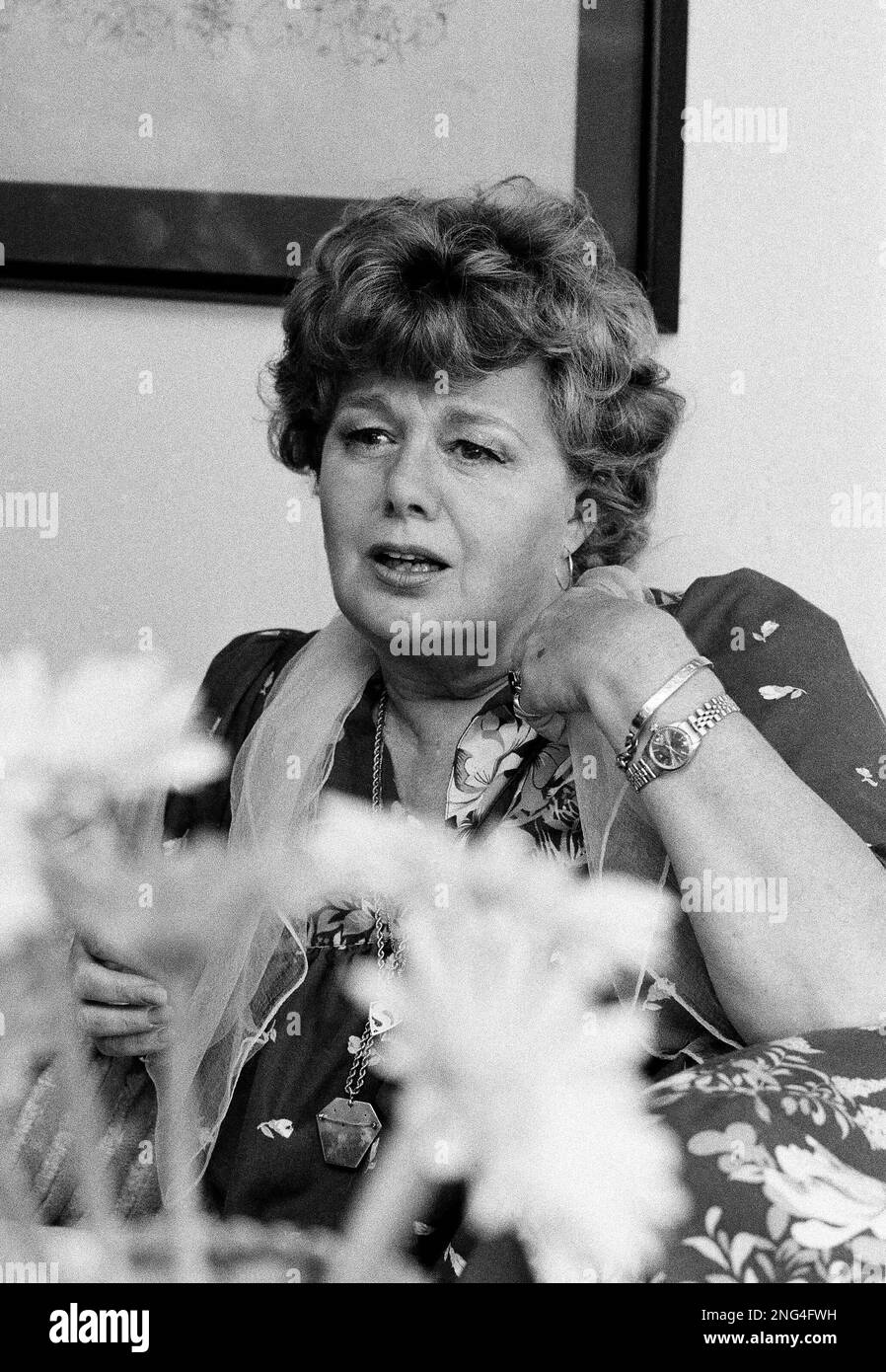 This photo of Shelly Winters was taken July 23, 1980 in her New York ...