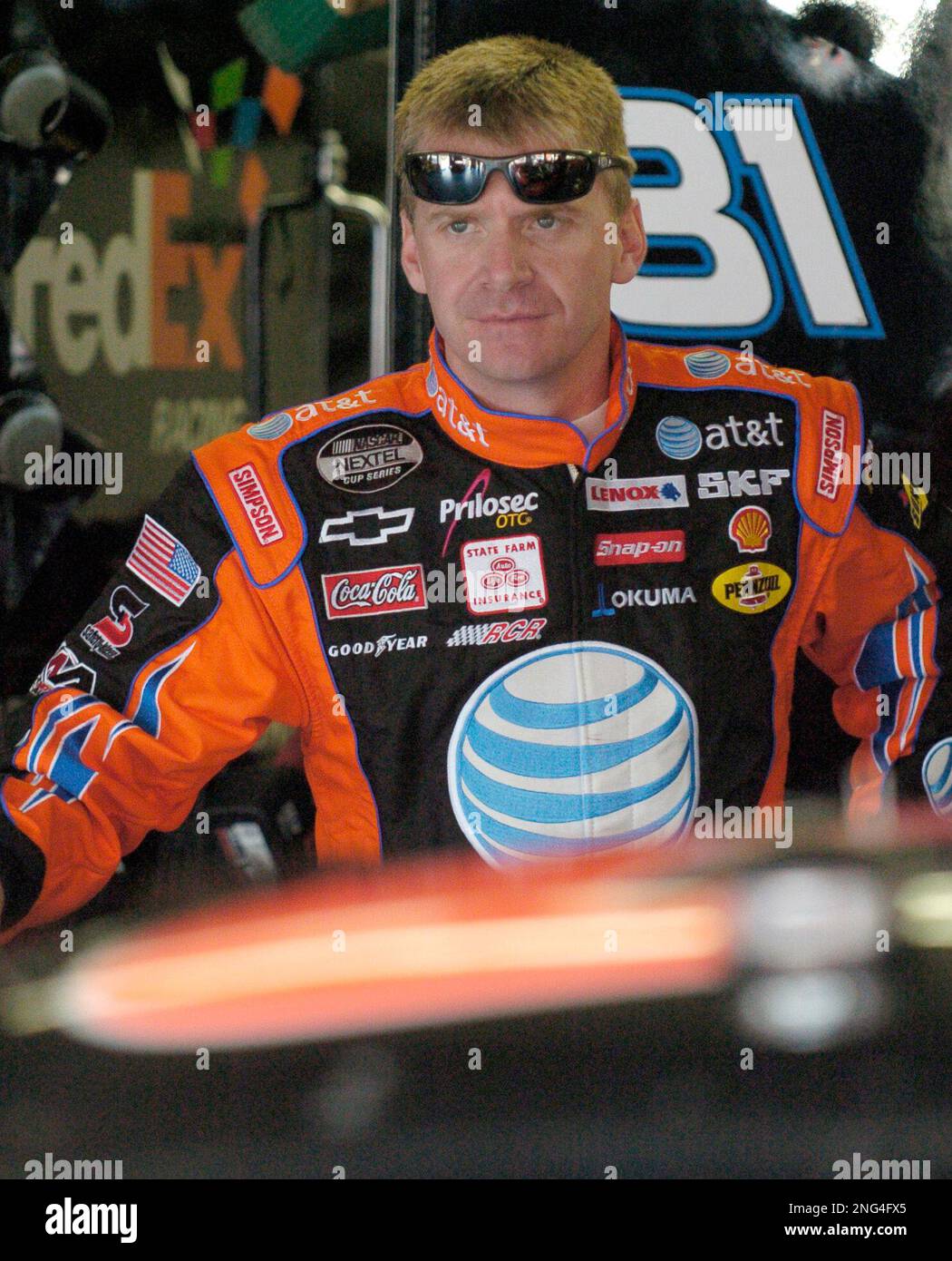 Jeff Burton is shown during practice for Sunday's Coca-Cola 600 NASCAR ...