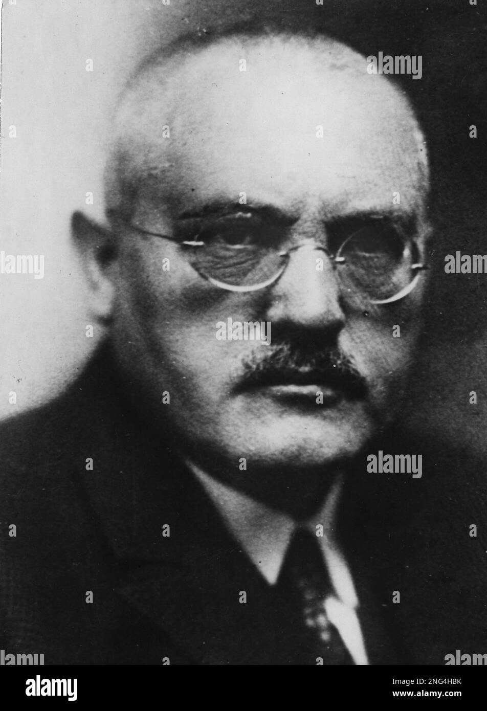Early 1930s portrait of German chemist and nobel prize winner for ...
