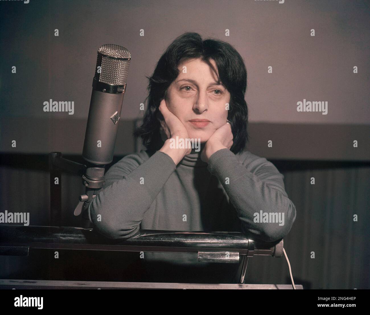 Italian actress Anna Magnani is shown in this portrait from February 19 ...