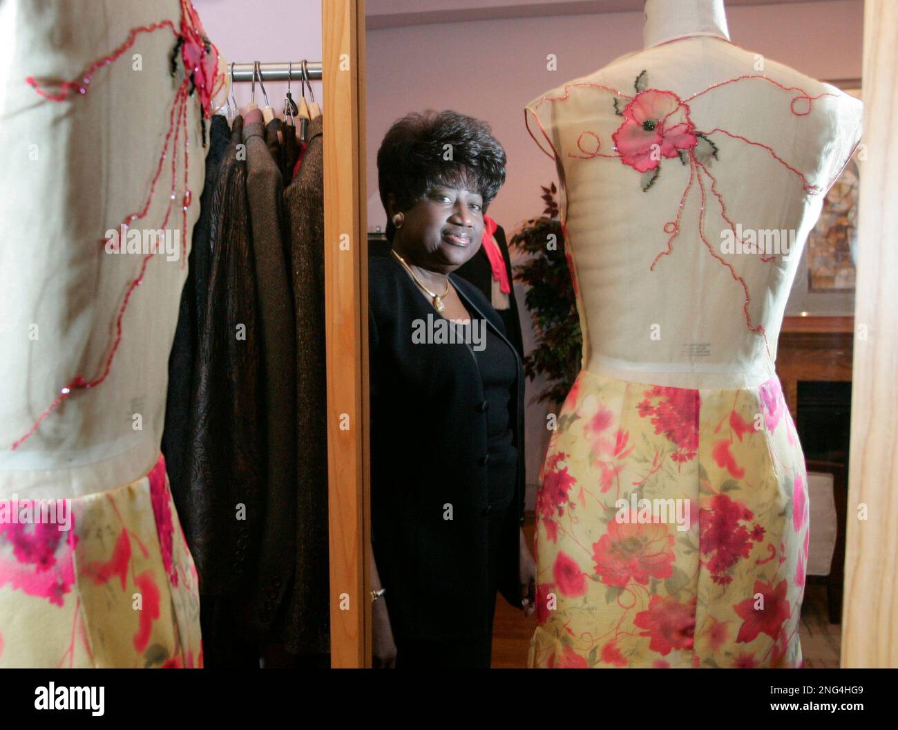 Barbara Harris, head of the upscale clothing line Multi by Bree, is ...