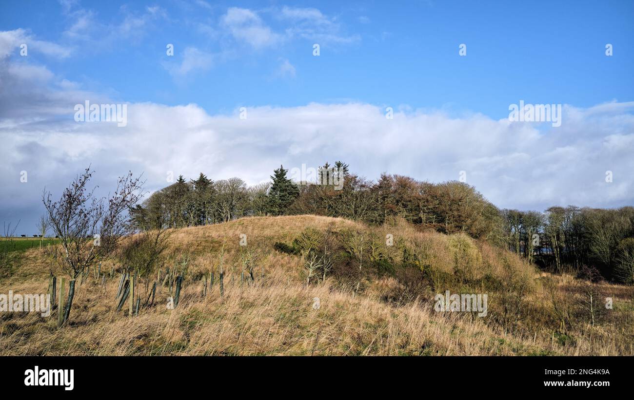 Bridge of Dun broch (Old Hall Of Dunn 1 Stock Photo - Alamy