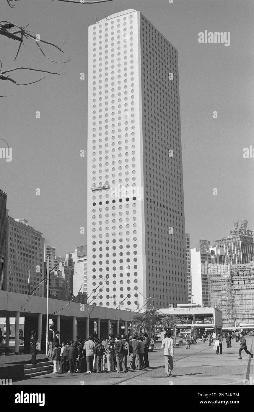 This office tower at Connaught Place, Central Hong Kong, was, when ...