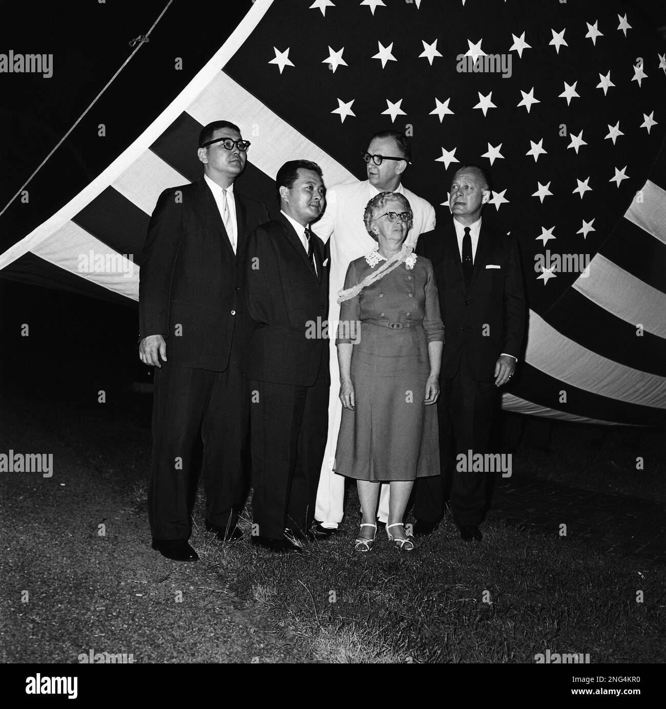 BALTIMORE, July 4, 1960 - From left, Kenneth H. Nakamura, Rep. Daniel ...