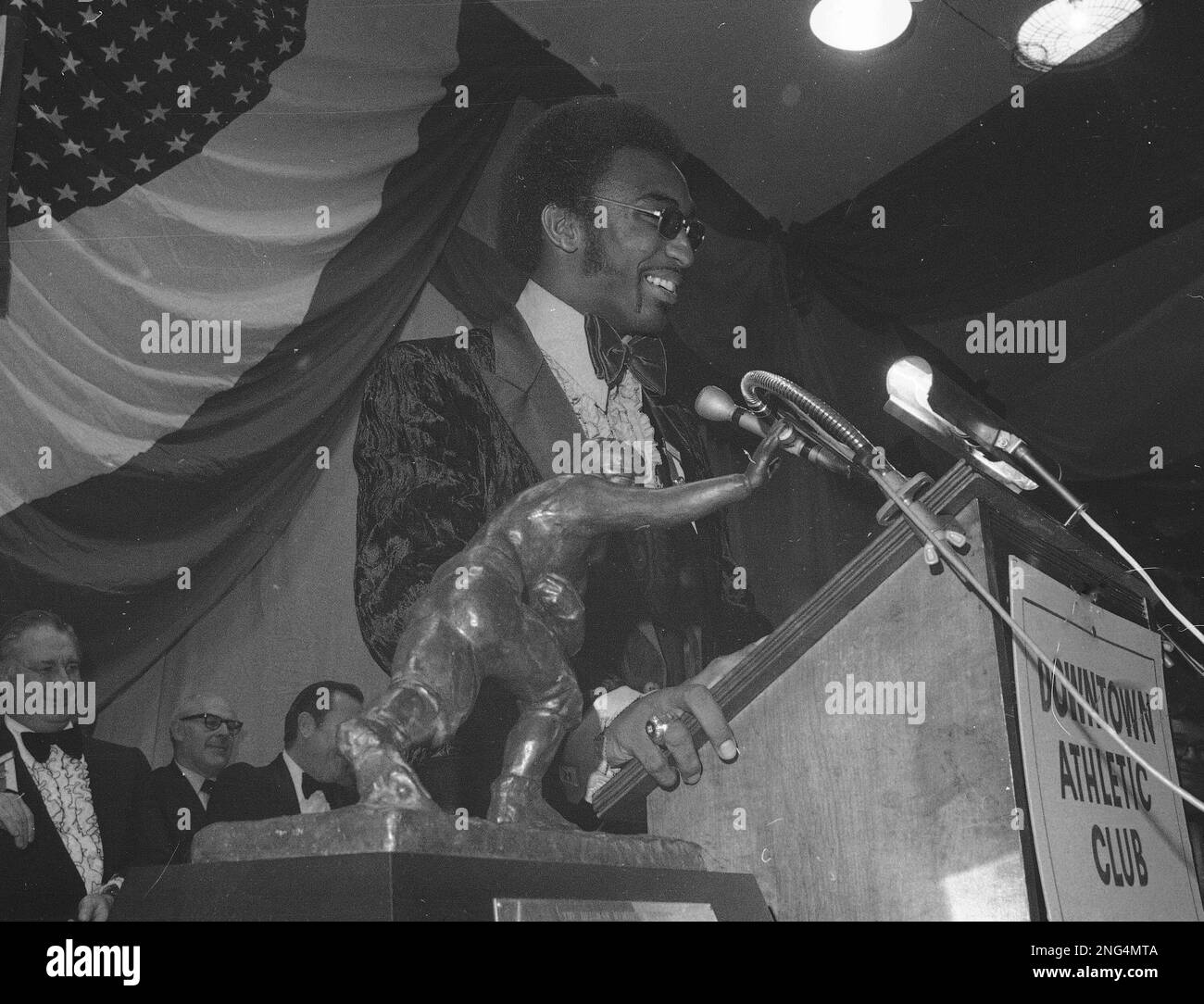 University of Nebraska wide receiver Johnny Rodgers is pictured with ...