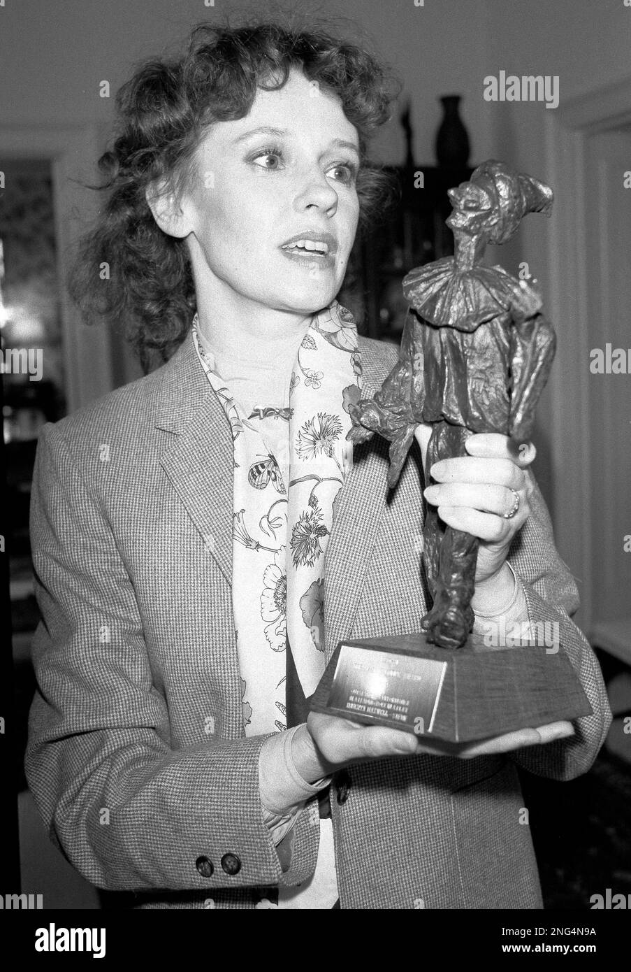 Canadian actress Roberta Maxwell is seen after being presented with the ...