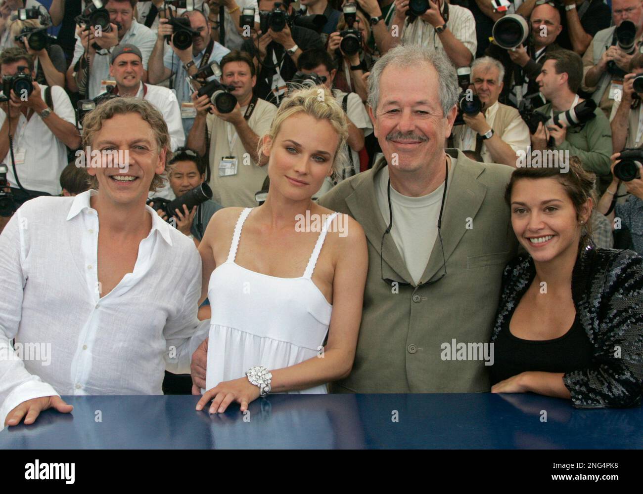 From left, Canadian actor Marc Labreche, German actress Diane Kruger ...
