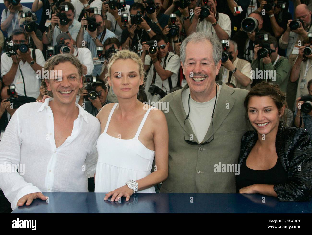From left, Canadian actor Marc Labreche, German actress Diane Kruger ...
