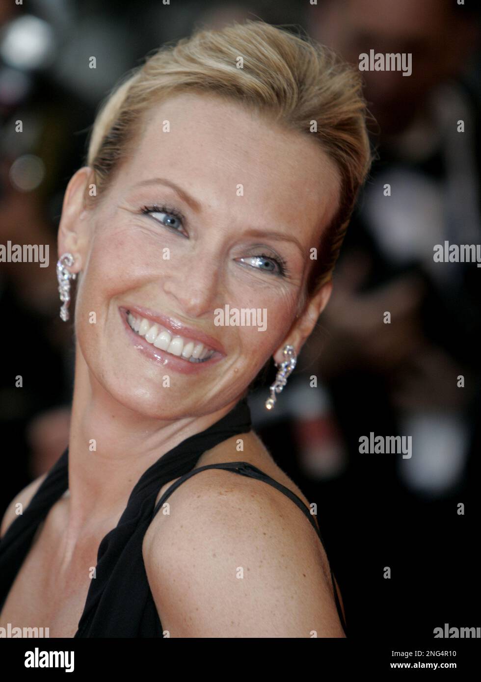 French actress Estelle Lefebure arrives for the screening of the film ...