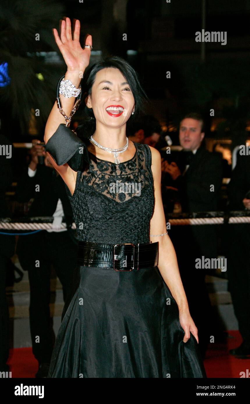 Chinese actress and jury member Maggie Cheung arrives for the screening ...